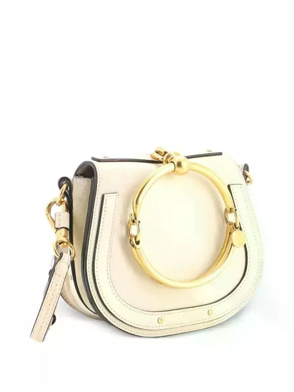 Chloé Nile Leather Small Crossbody Bag - Neutrals