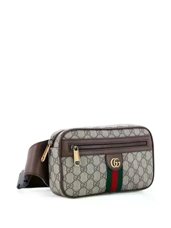 Gucci Ophidia Gg Coated Canvas Medium Belt Bag