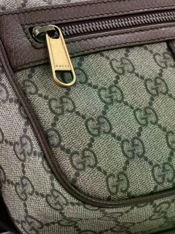 Gucci Ophidia Gg Coated Canvas Medium Belt Bag
