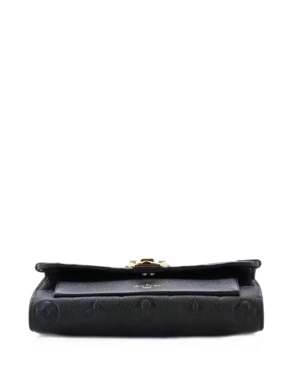 LOUIS VUITTON Vavin Chain Wallet Monogram Empreinte Leather Clutch Bag