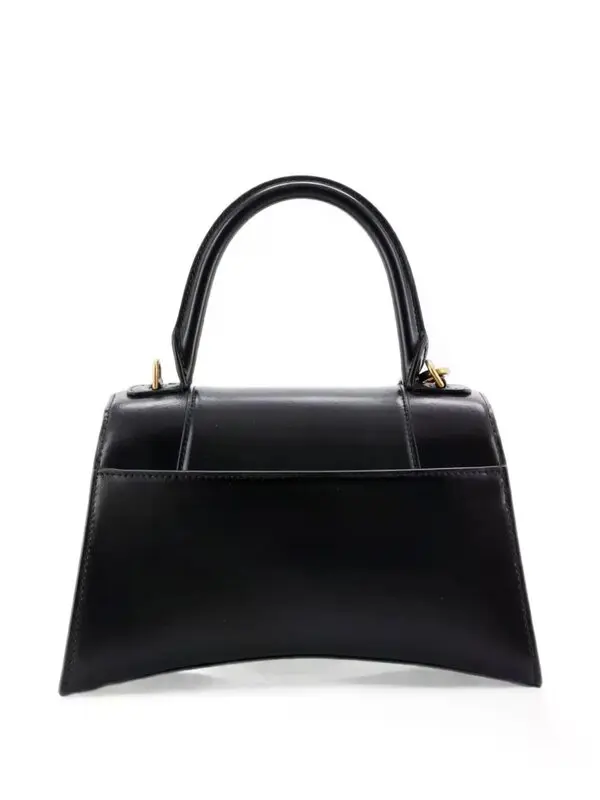 Balenciaga Hourglass Top Handle Bag Leather Small Satchel