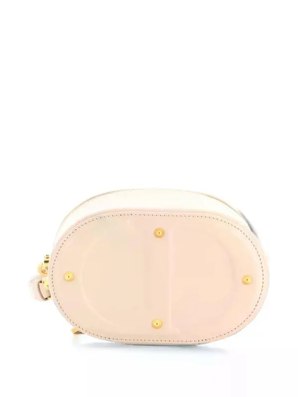 Dior Cd Signature Vanity Case Leather Small Satchel