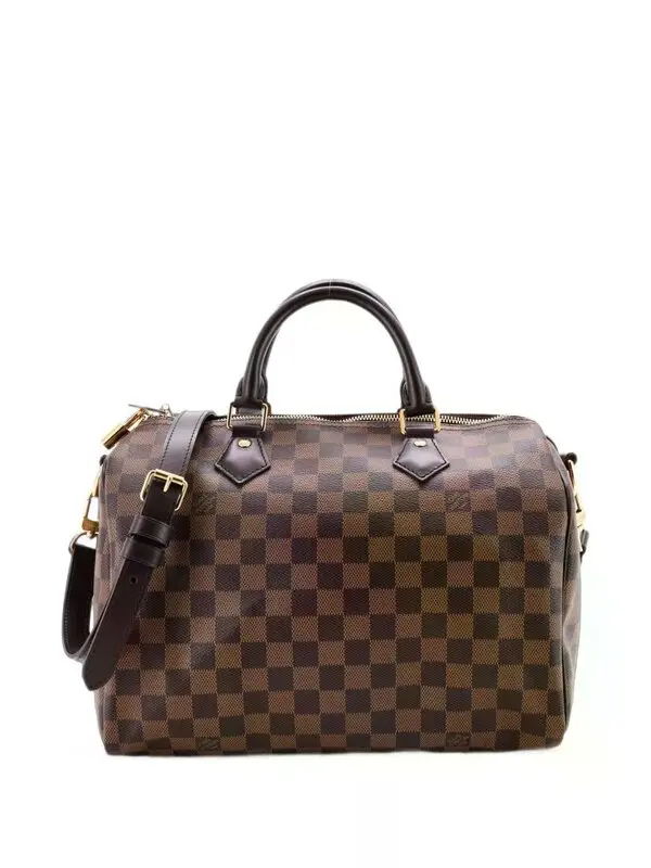 LOUIS VUITTON Speedy Bandouliere Bag Damier 30 Shoulder Bag - Brown