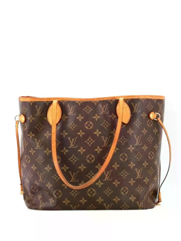 LOUIS VUITTON Neverfull Monogram Canvas Mm Tote Bag - Brown