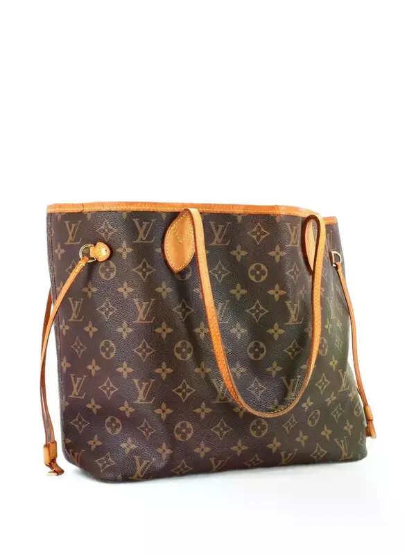 LOUIS VUITTON Neverfull Monogram Canvas Mm Tote Bag - Brown