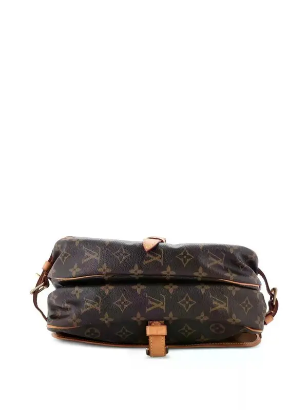 LOUIS VUITTON Saumur Handbag Monogram Canvas 30 Crossbody Bag