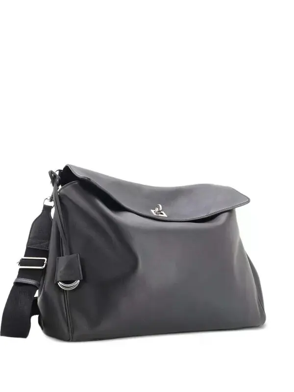 Balenciaga Rodeo Shoulder Bag Leather Large Satchel - Black