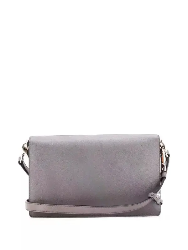 Prada Sound Bag Saffiano Leather Small Clutch Bag