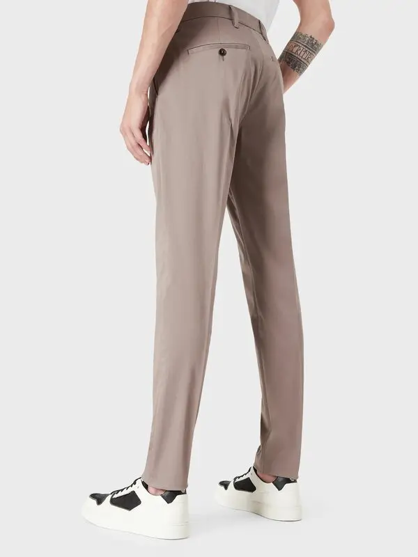 Emporio Armani Mid-rise Tailored Trousers