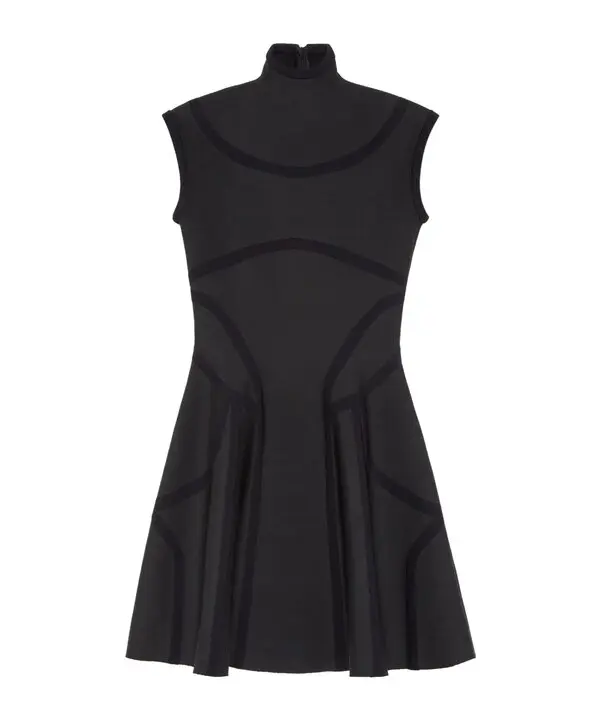 Alexander McQueen Anatomical Lines Knit Mini Dress