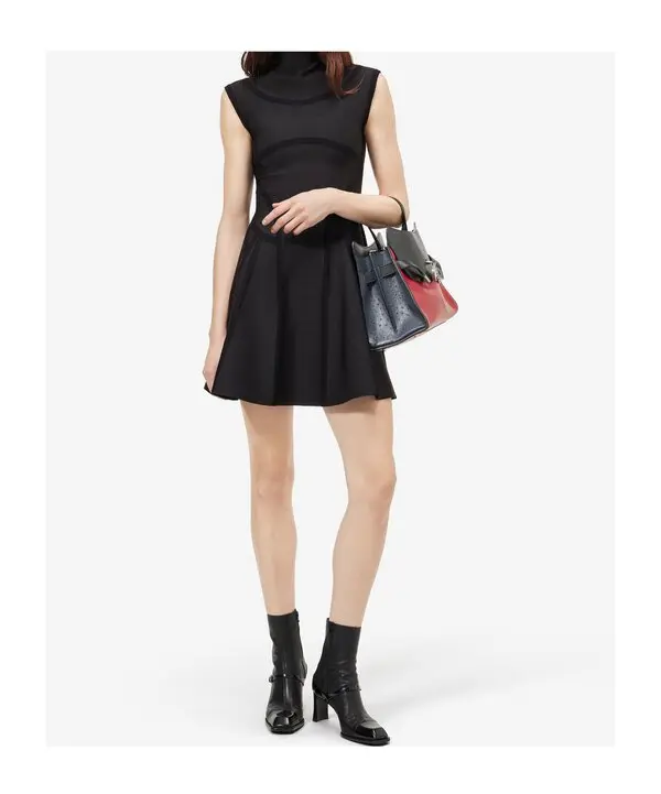 Alexander McQueen Anatomical Lines Knit Mini Dress