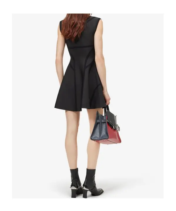 Alexander McQueen Anatomical Lines Knit Mini Dress