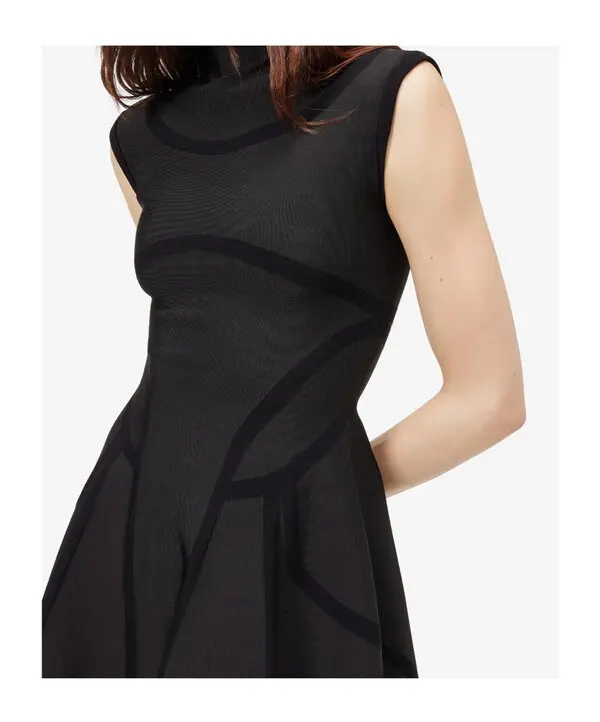 Alexander McQueen Anatomical Lines Knit Mini Dress