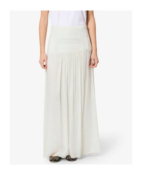 Isabel Marant Étoile Pylka Skirt Openwork Linen-blend Skirt