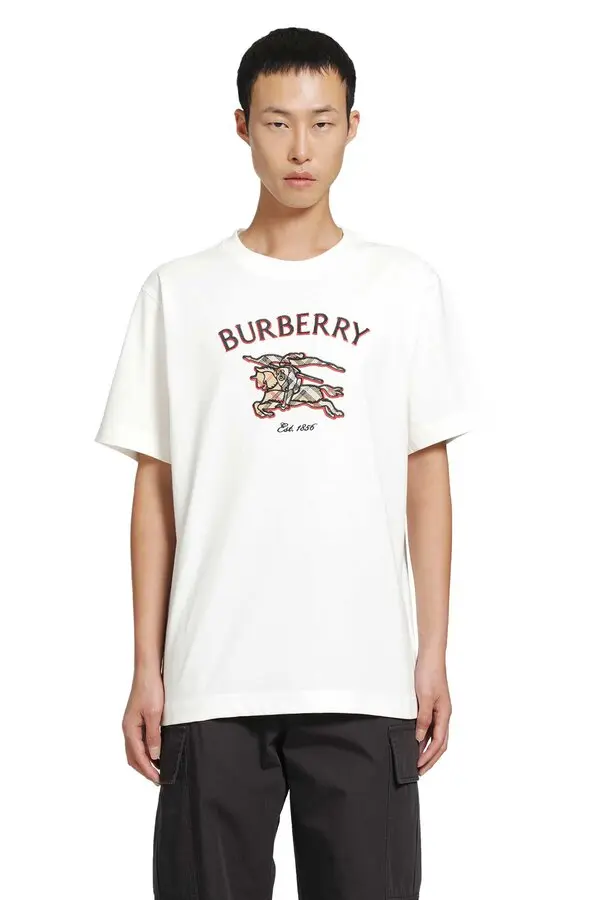 Burberry Knight Check Cotton T-shirt