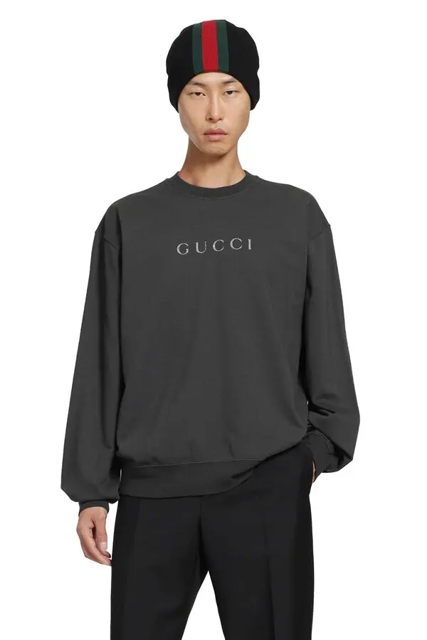 Gucci Glitter Logo Sweatshirt