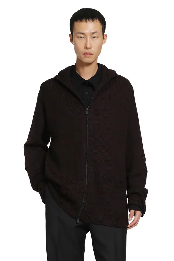 Yohji Yamamoto High-neck Zip Cardigan