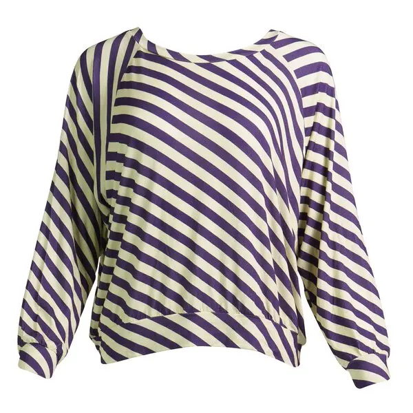 KRISTINIT Stripe Jersey Riviera Top