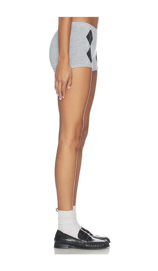 LOVERS AND FRIENDS Gisselle Argyle Short In Grey