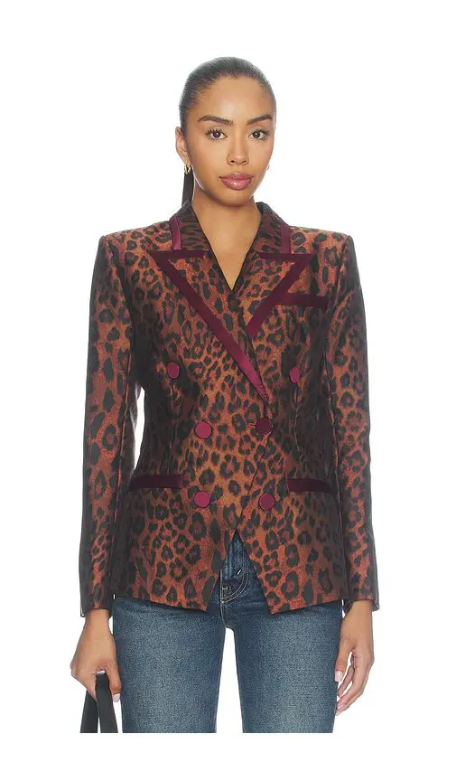 L'Agence Kyomi Blazer In Brown