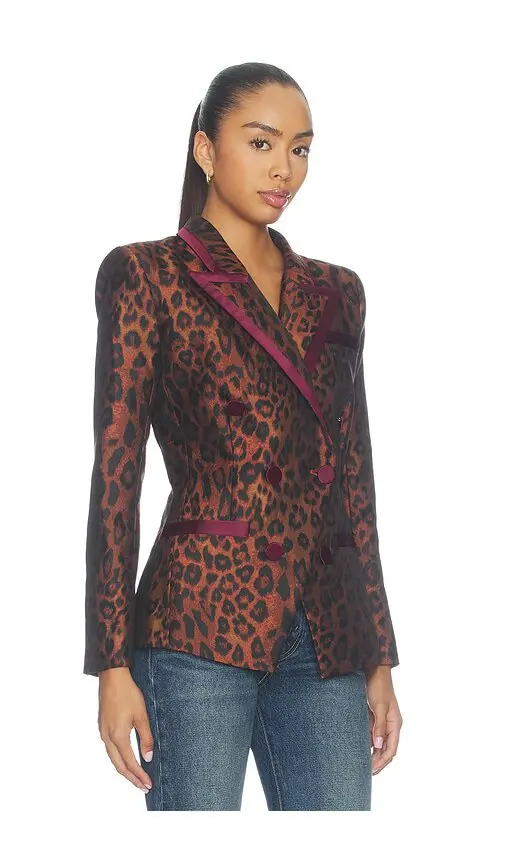 L'Agence Kyomi Blazer In Brown