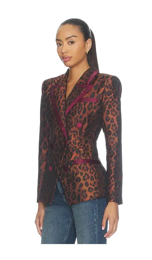 L'Agence Kyomi Blazer In Brown