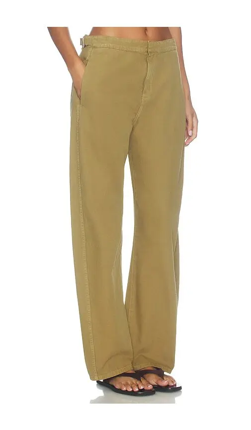 Rag & Bone Vito Canvas Pant In Tan
