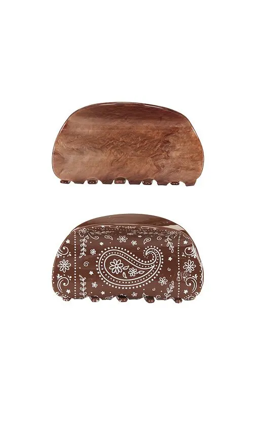 FRASIER STERLING Bandana Claw Clip Set
