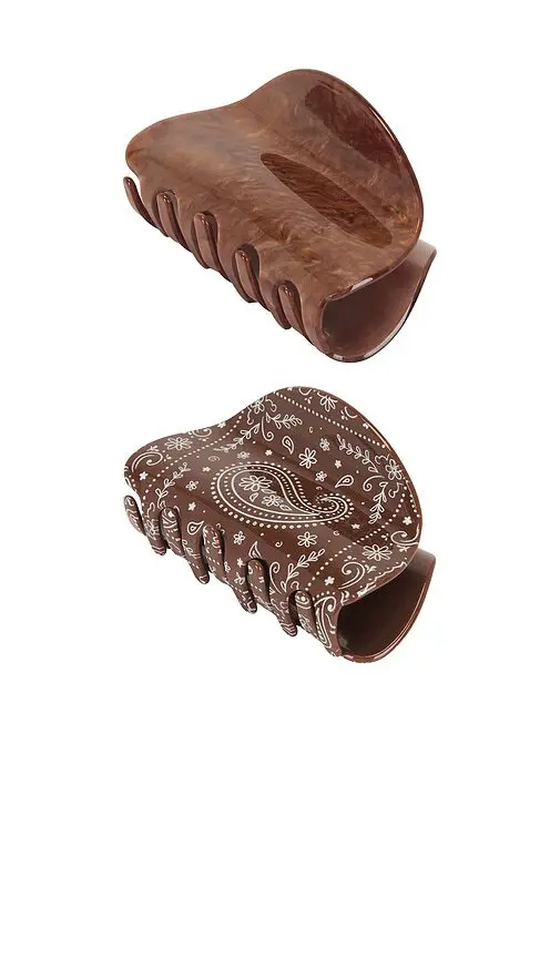 FRASIER STERLING Bandana Claw Clip Set
