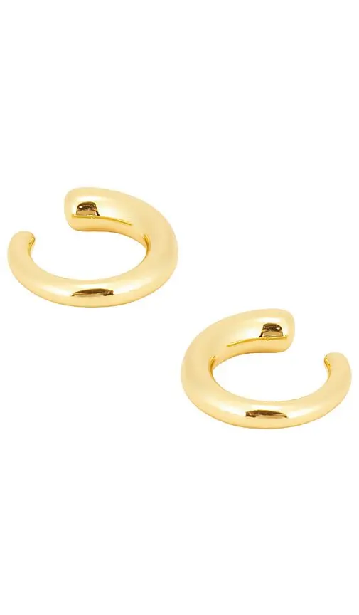 MIRANDA FRYE Bella Ear Cuff Earrings In Metallic