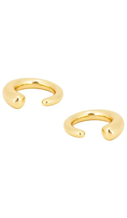 MIRANDA FRYE Bella Ear Cuff Earrings In Metallic