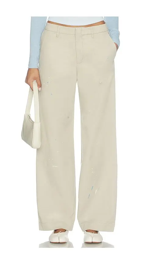 Still Here Painter Slacks In Tan