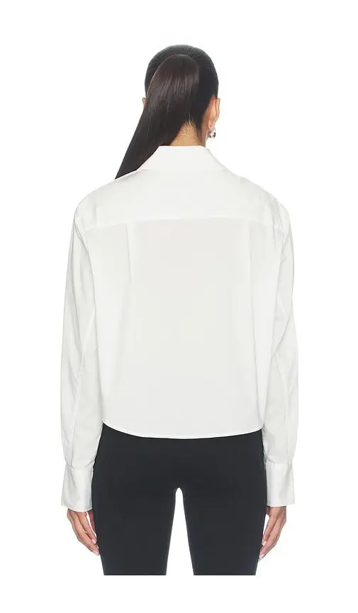 Simkhai Renata Cropped Button Down Shirt