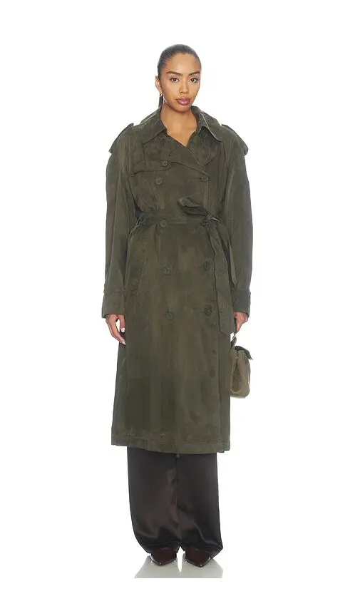 Helmut Lang Fluid Trench In Army