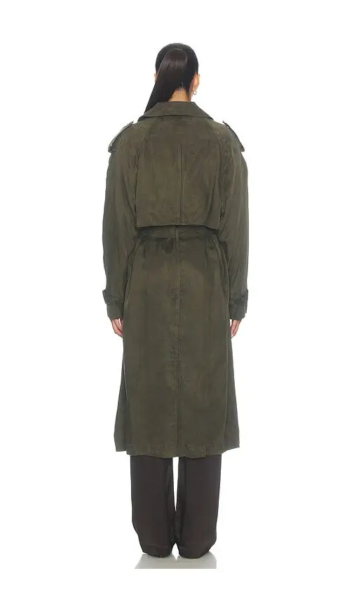 Helmut Lang Fluid Trench In Army