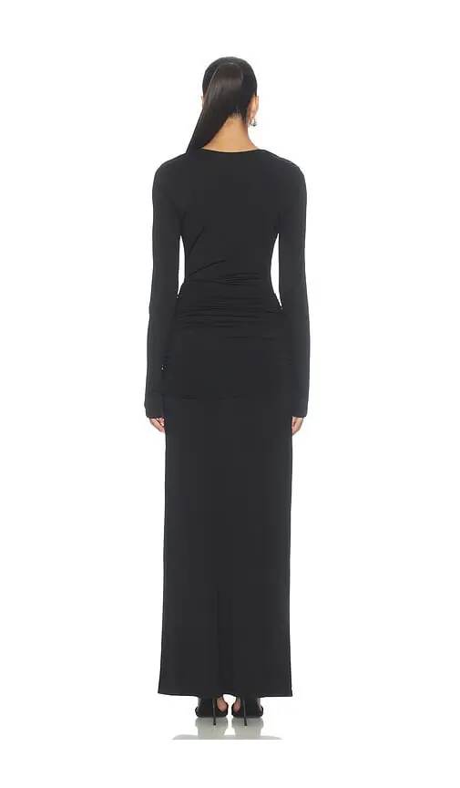 Shona Joy Miro Long Sleeve Gathered Maxi Dress