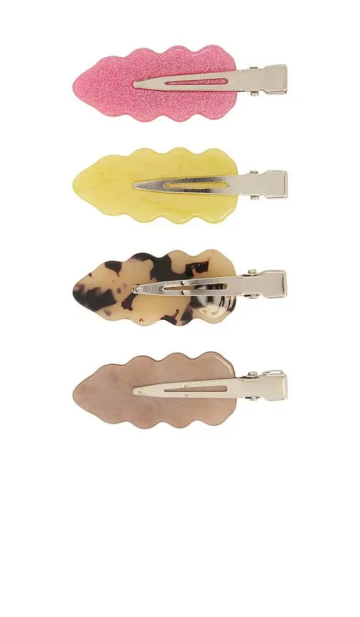FRASIER STERLING Wavy Hair Clip Set