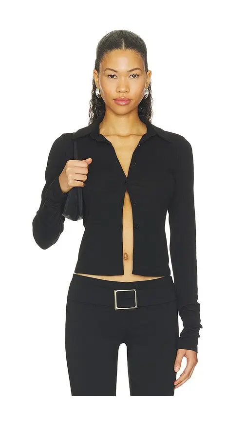 ALL THE WAYS Stefanie Button Up Top
