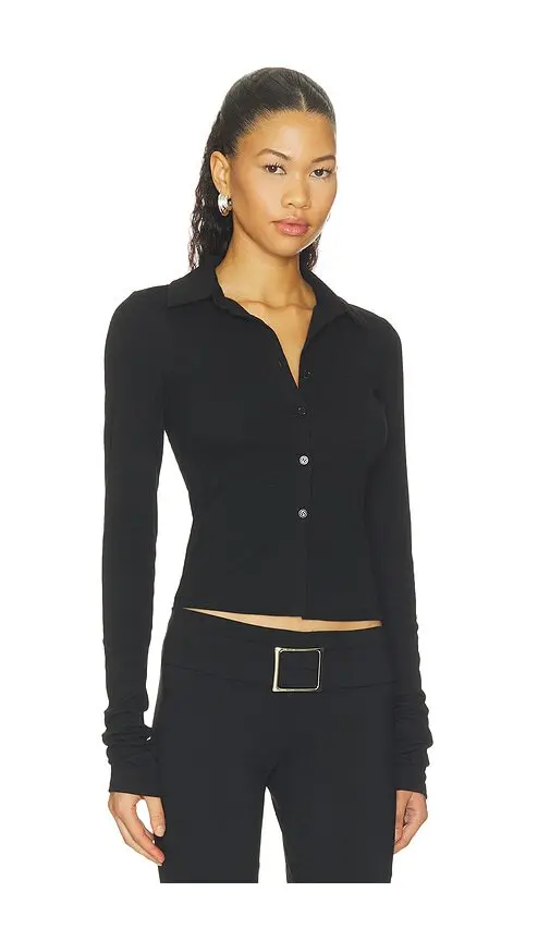 ALL THE WAYS Stefanie Button Up Top