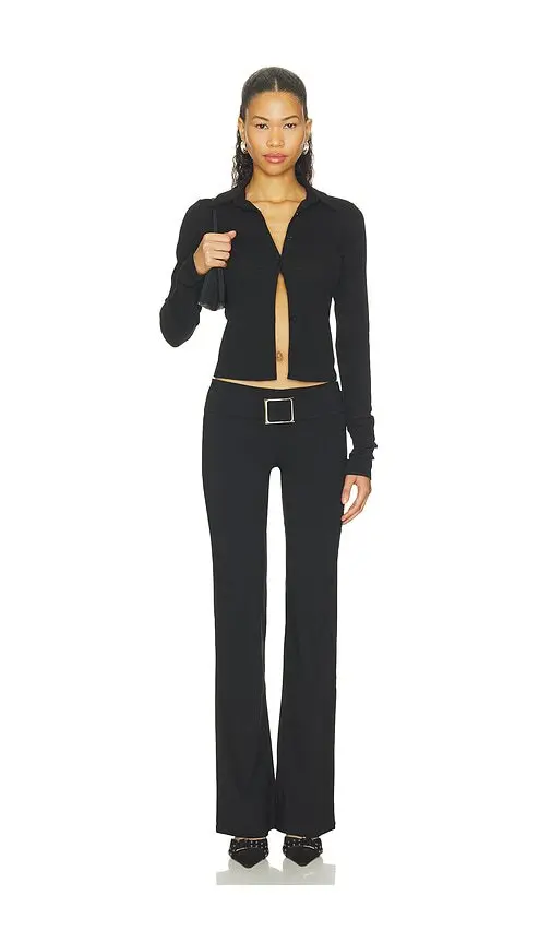 ALL THE WAYS Stefanie Button Up Top