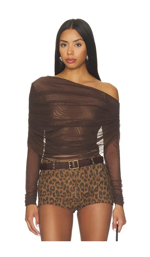 Line & Dot Marceline Asymmetrical Top