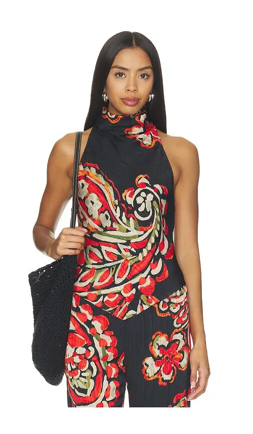 Amanda Uprichard Arielle Top In Black