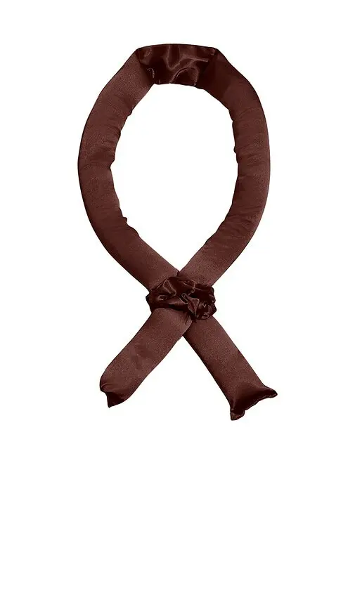 KITSCH Xl Satin Heatless Curling Set - Chocolate