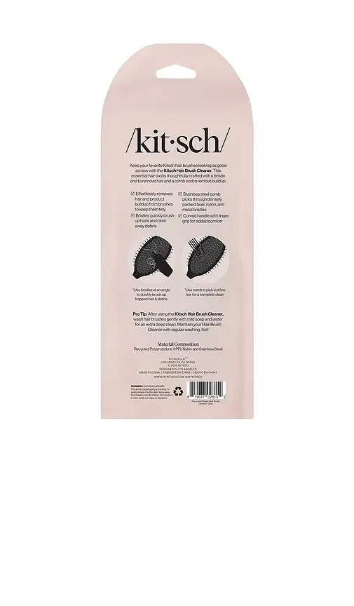 KITSCH Recycled Plastic Hair Brush Cleaner