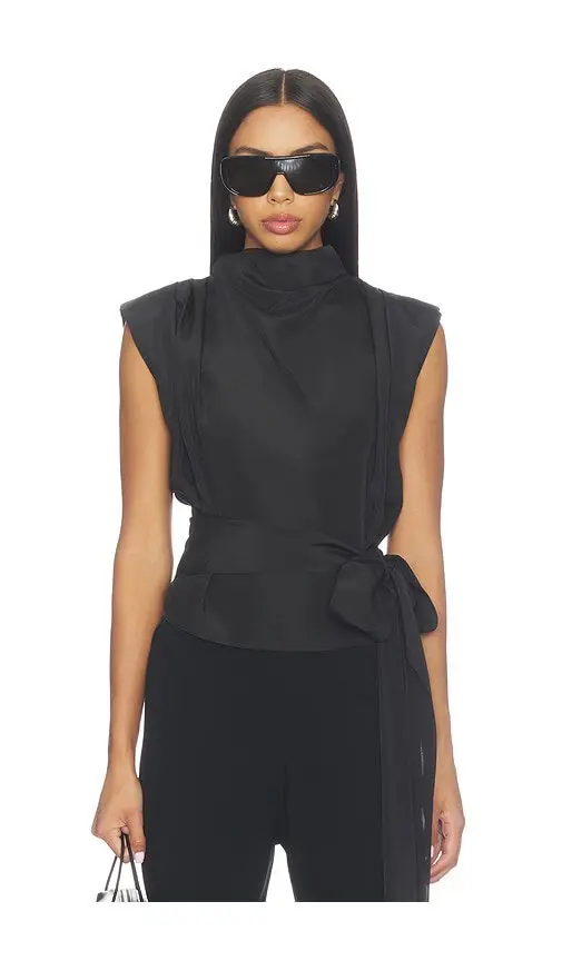Lioness Penthouse Top In Black
