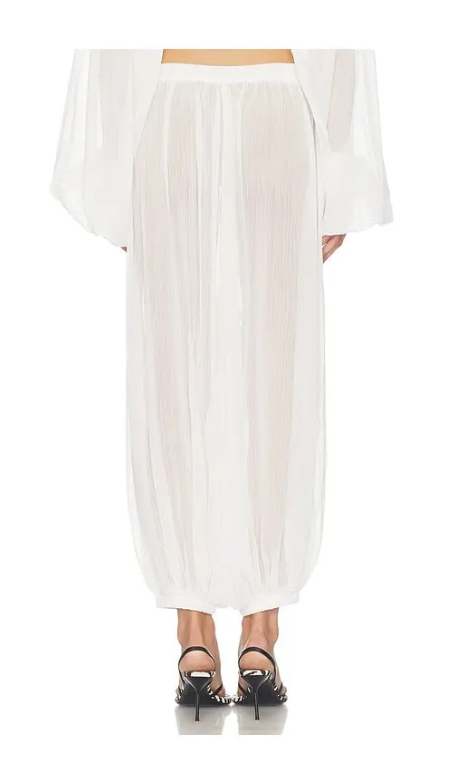 Lioness Suite Escape Pant In White