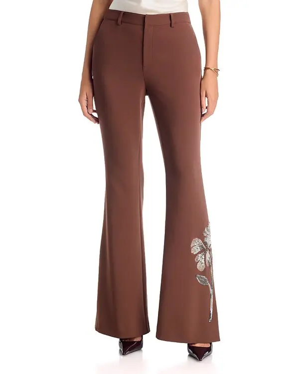 Cinq À Sept Jaxyn Gilded Peony Pants