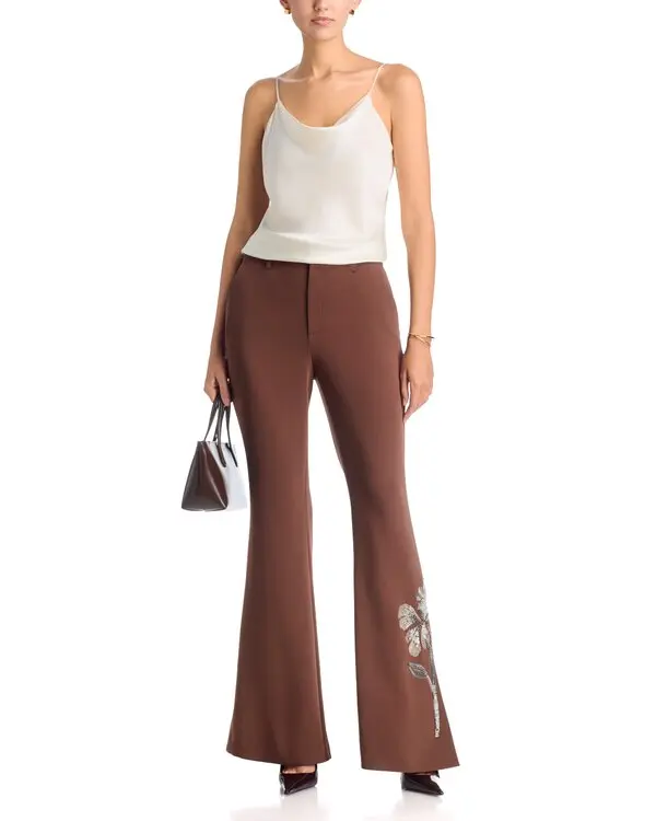 Cinq À Sept Jaxyn Gilded Peony Pants