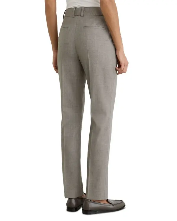 REISS Darcy Wool Blend Slim Leg Trousers