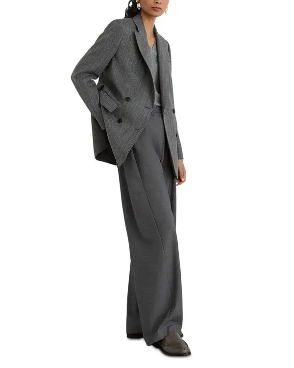 REISS Astrid Wool Double Breasted Blazer